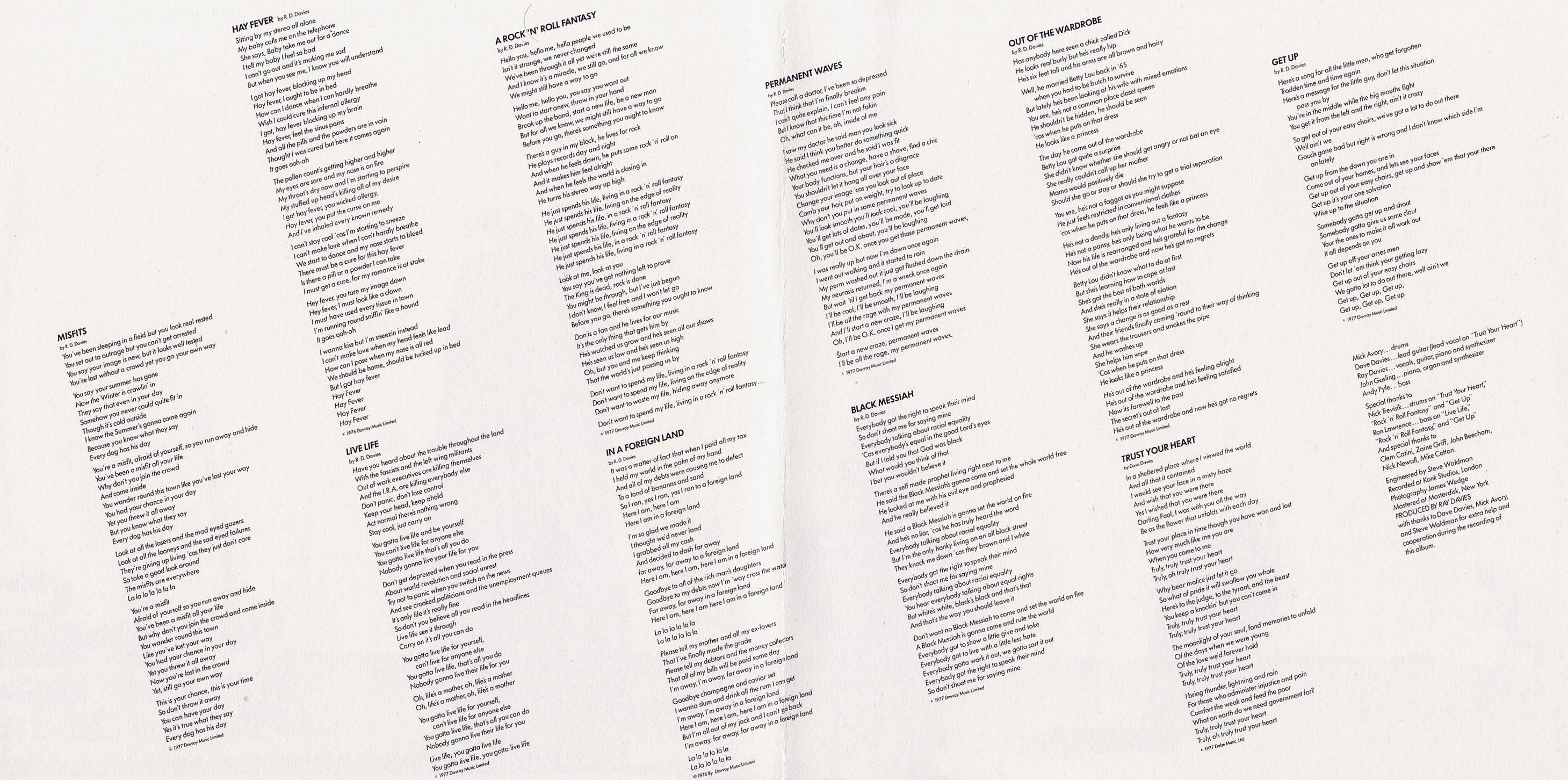 The Kinks Misfits : Booklet02 JPN | CD Covers | Cover Century | Over 1. ...